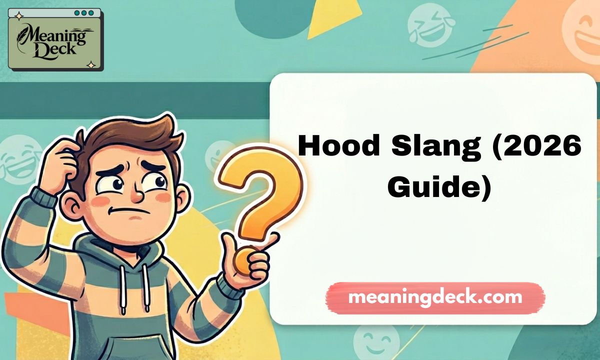 Hood Slang (2026 Guide): What These Street Terms Really Mean
